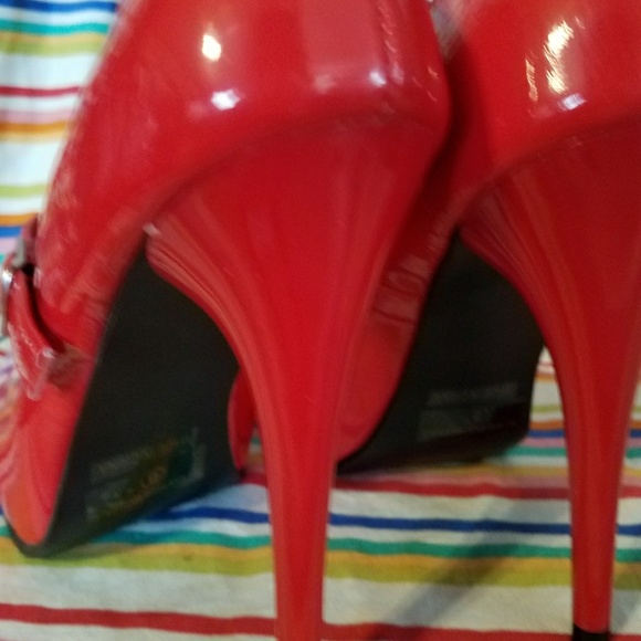 Ellie | Shoes | Red Patent Leather Ellie Heeled Mary Janes | Poshmark